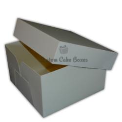 2 Piece Cake Boxes | Custom Cake Boxes With Separate Lid - Custom Cake ...